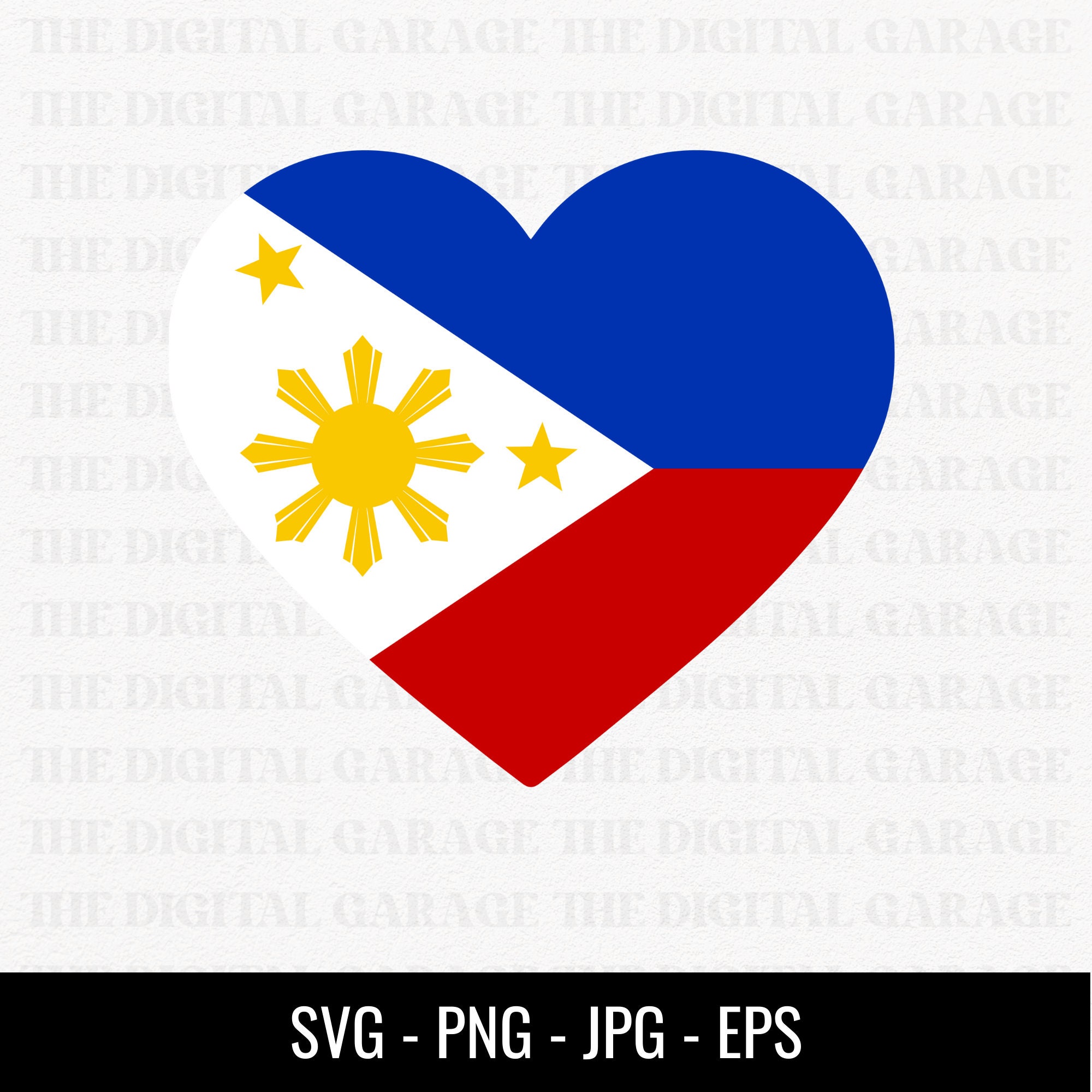 Philippines Flag SVG PNG, Love Philippines, Philippines Svg ...