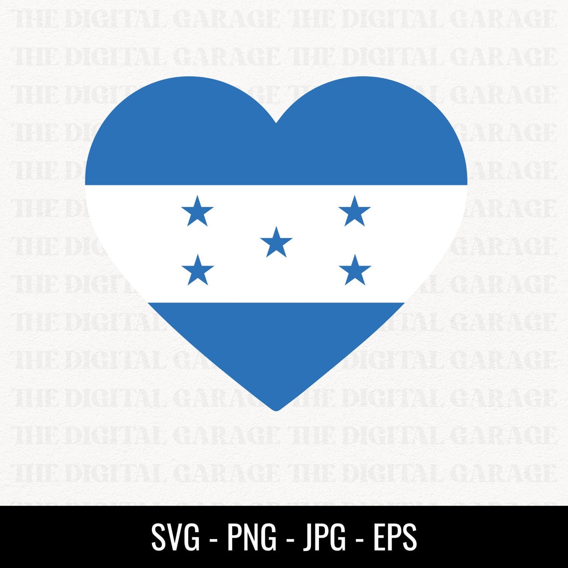 Honduras Flag SVG PNG, Love Honduras, Honduras Svg, Honduras Clipart ...