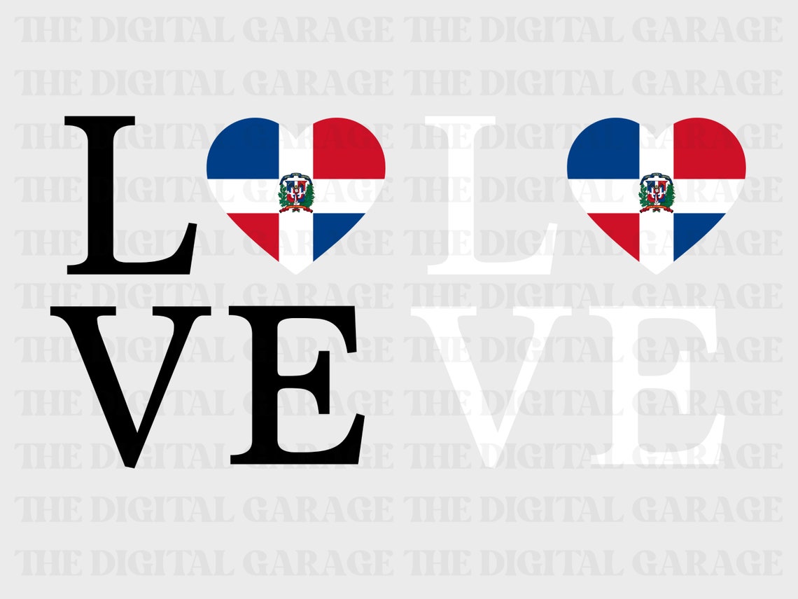 Dominican Republic Flag SVG PNG Dominican Republic Svg - Etsy