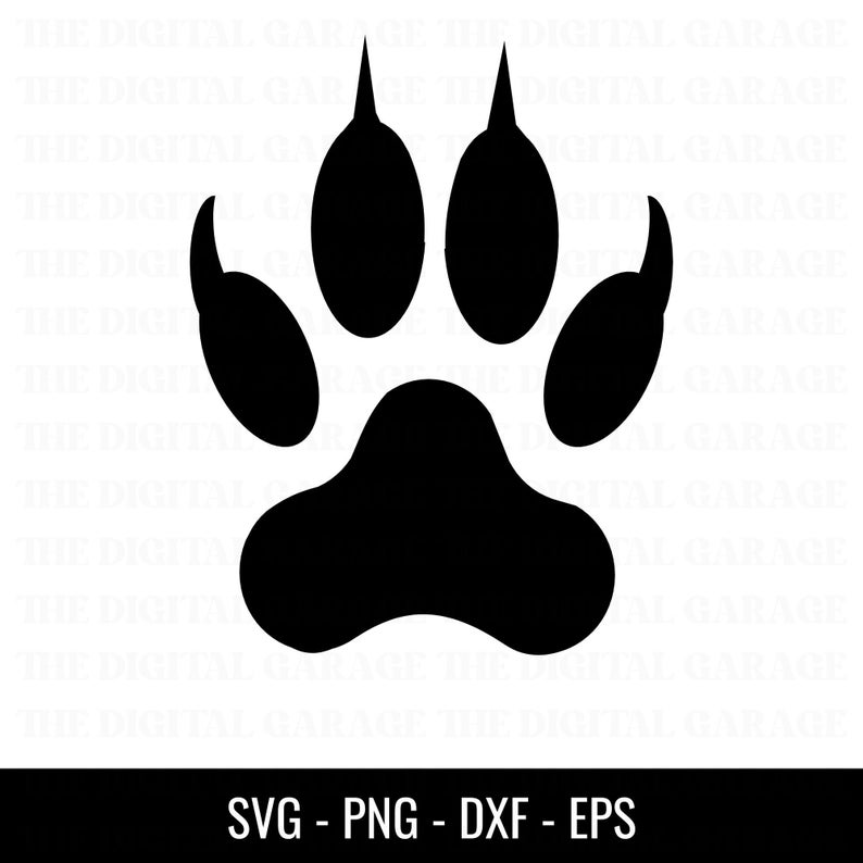 Bear Paw SVG PNG Sublimation Wolf Paw Svg Png Paw With - Etsy Canada