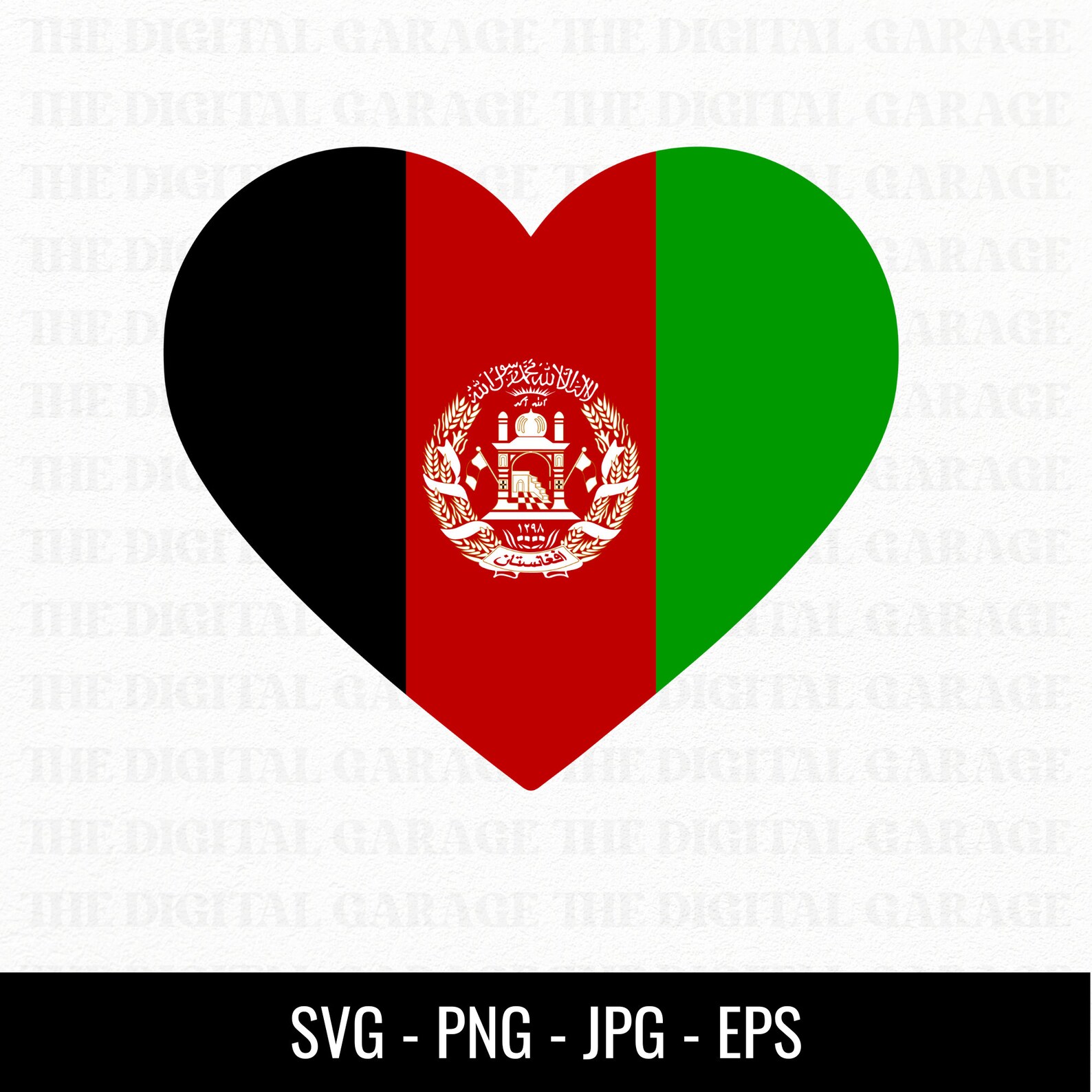 Afghanistan Flag SVG PNG, Love Afghanistan, Afghanistan Svg ...
