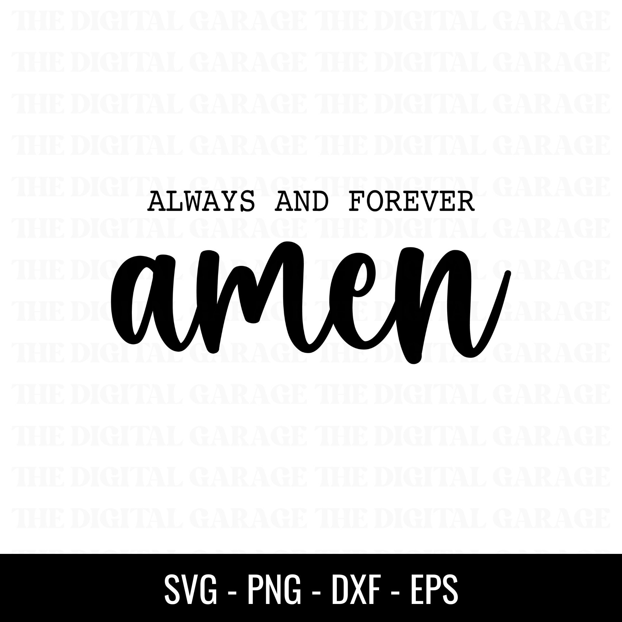 Amen Svg Christian Svg, Religious Svg, Bible Verse Svg, Blessed Svg ...
