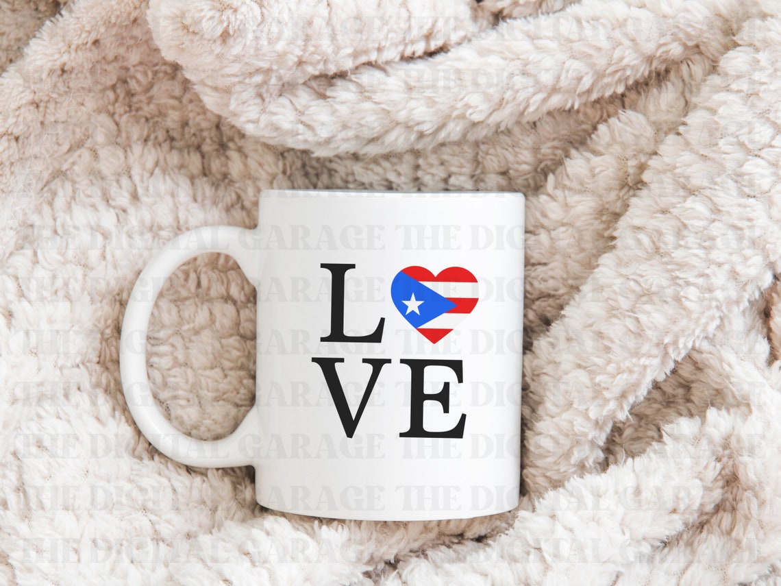 Puerto Rico Flag SVG PNG, Love Puerto Rico, Puerto Rico Svg, Puerto ...