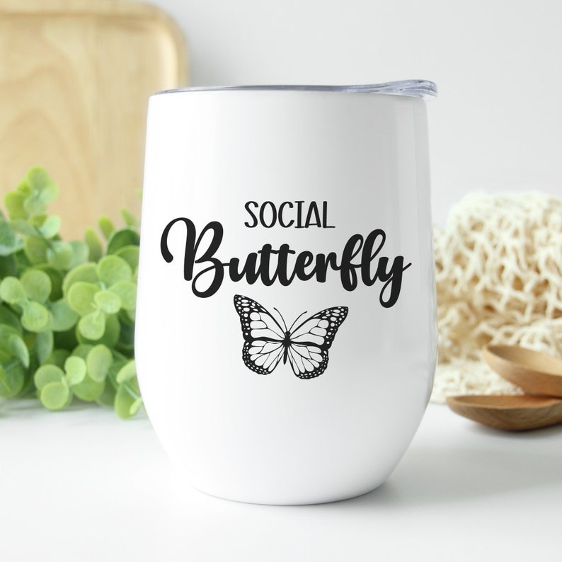 Social Butterfly Svg Butterfly Svg Funny Svg Social Quote - Etsy