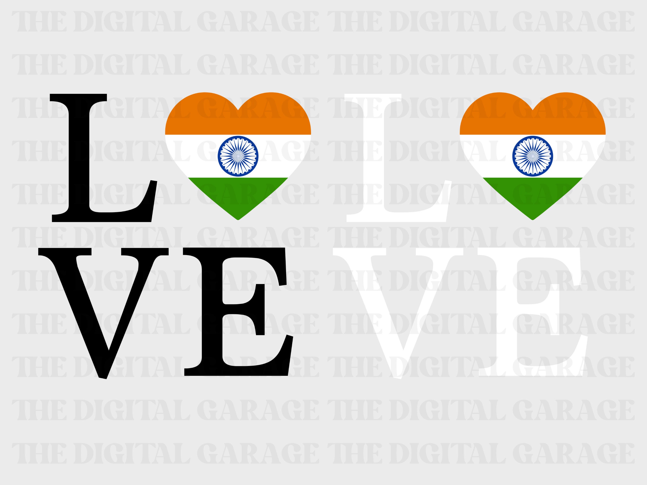 India Flag SVG PNG Love India India Svg India Clipart - Etsy Portugal