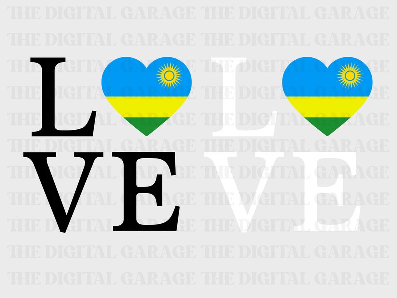 Rwanda Flag SVG PNG, Love Rwanda, Rwanda Svg, Rwanda Clipart, Rwanda ...