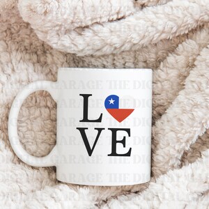Chile Flag SVG PNG, Love Chile, Chile Svg, Chile Clipart, Chile Png ...