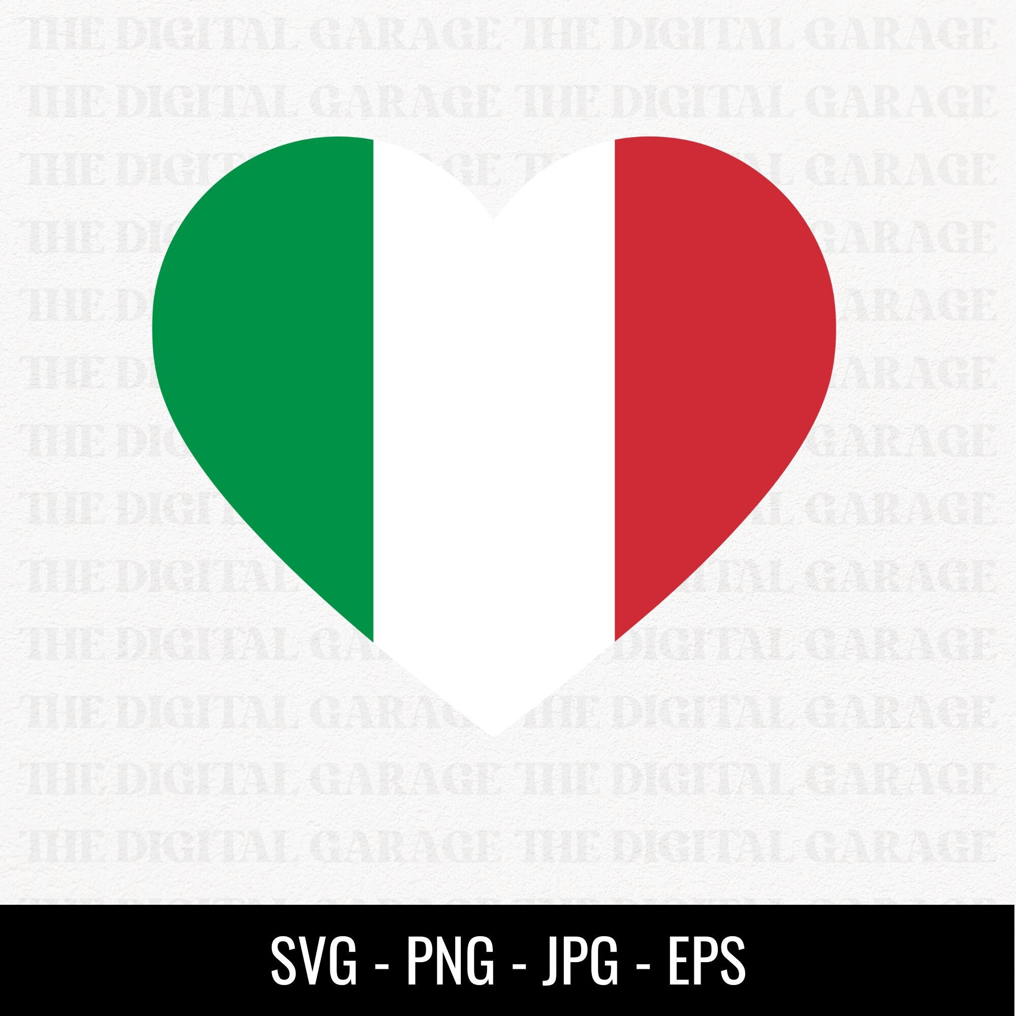 Italy Flag SVG PNG Love Italy Italy Svg Italy Clipart - Etsy