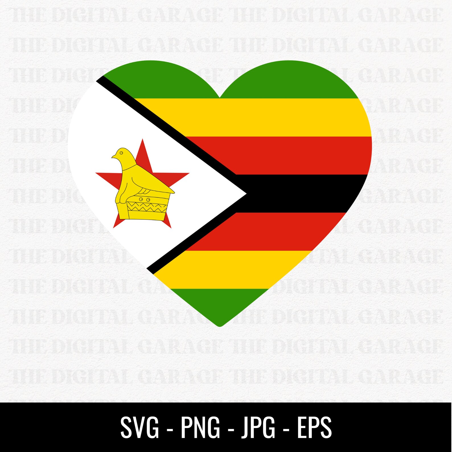 Zimbabwe Flag SVG PNG, Love Zimbabwe, Zimbabwe Svg, Zimbabwe Clipart ...