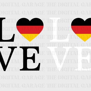 Germany Flag SVG PNG, Love Germany, Germany Svg, Germany Clipart ...