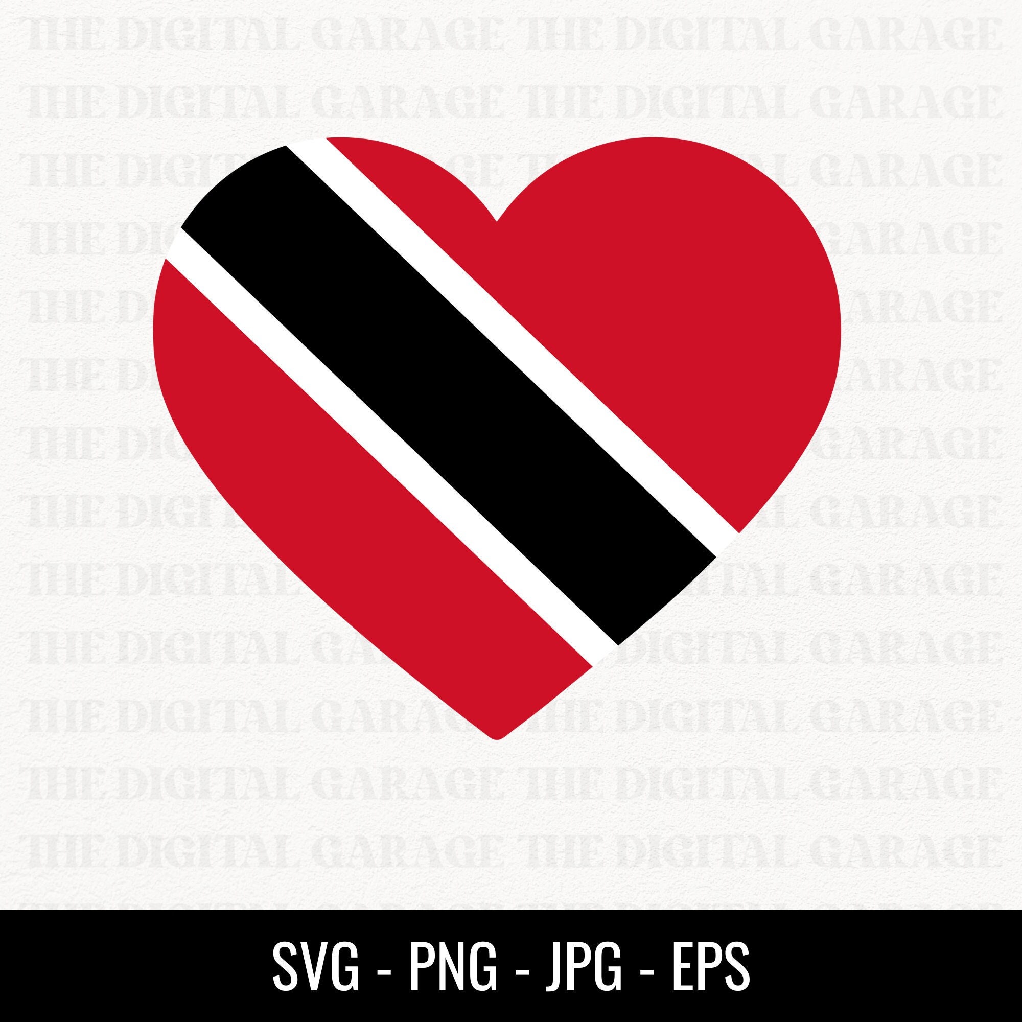 Trinidad Flag SVG PNG Love Trinidad Trinidad Svg Trinidad - Etsy