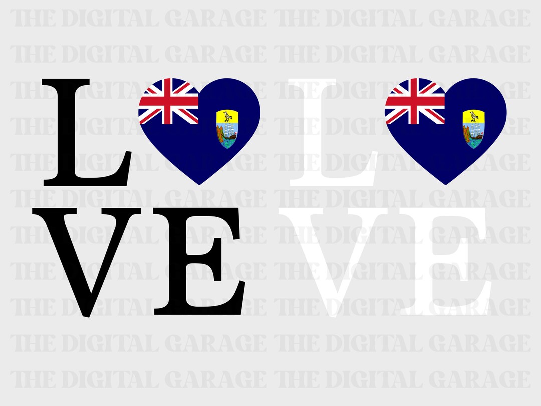 St Helena Flag SVG PNG, Love St Helena, St Helena Svg, St Helena ...