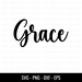 Grace Svg Christian Svg, Religious Svg, Bible Verse Svg, Blessed Svg ...