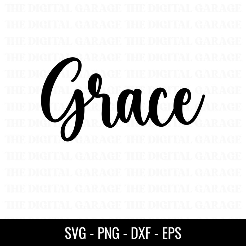 Grace Svg Christian Svg, Religious Svg, Bible Verse Svg, Blessed Svg ...