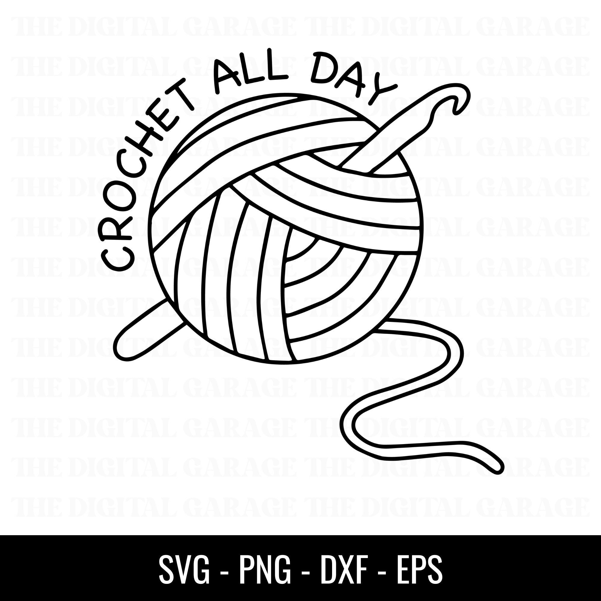 Crochet Svg, Crochet Bundle Svg, Heart Crochet, Hook Svg, Yarn Svg ...