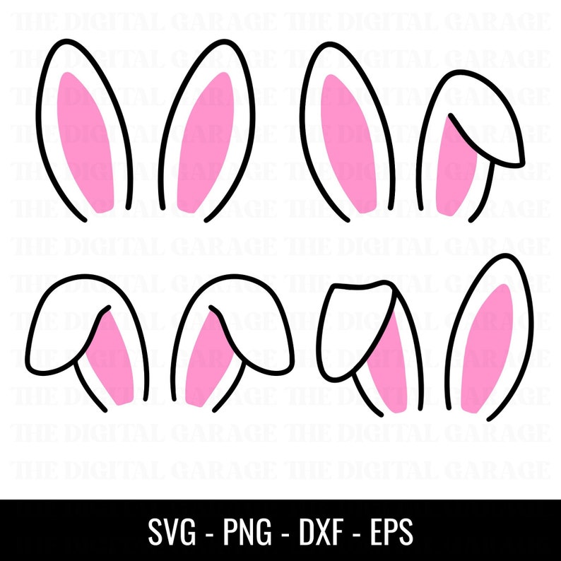 Bunny Ears Svg Bunny Ears Svg Bundle Easter Bunny Svg - Etsy Canada