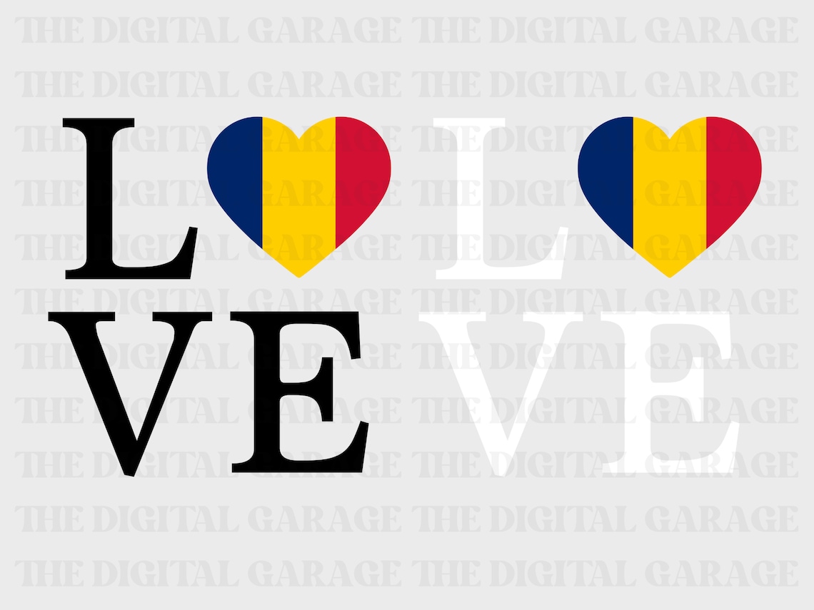 Chad Flag SVG PNG, Love Chad, Chad Svg, Chad Clipart, Chad Png, Chad ...