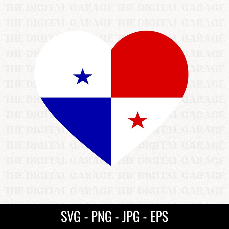 Panama Flag SVG PNG Love Panama Panama Svg Panama Clipart - Etsy