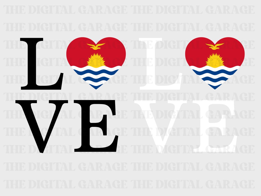 Kiribati Flag SVG PNG, Love Kiribati, Kiribati Svg, Kiribati Clipart ...