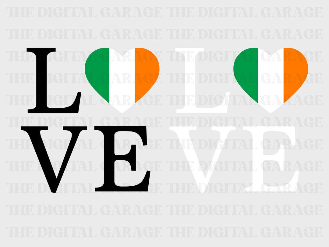 Ireland Flag SVG PNG, Love Ireland, Ireland Svg, Ireland Clipart ...