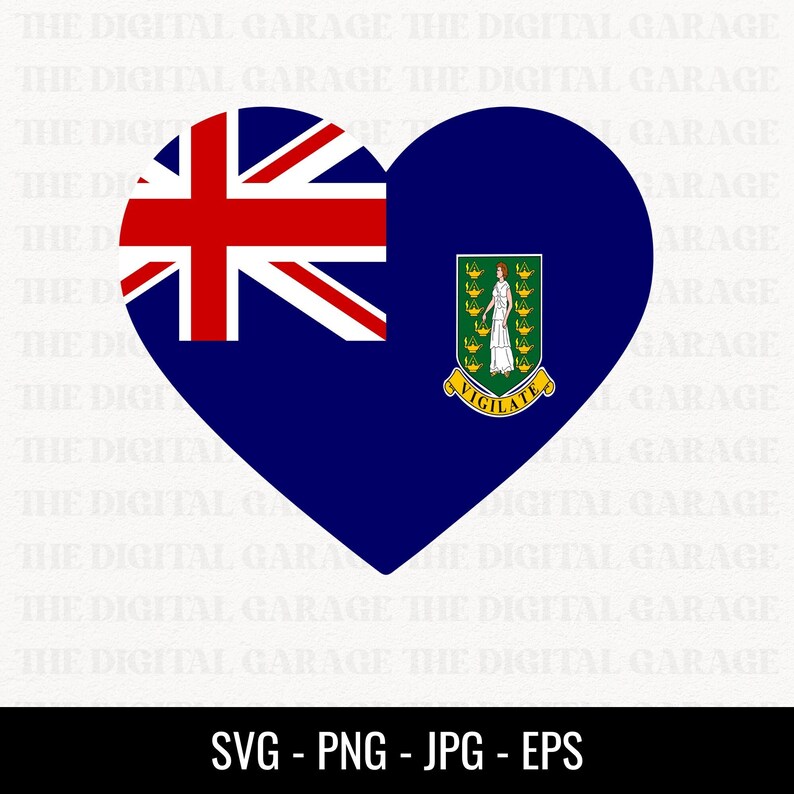 British Virgin Islands Flag SVG PNG British Virgin Islands - Etsy