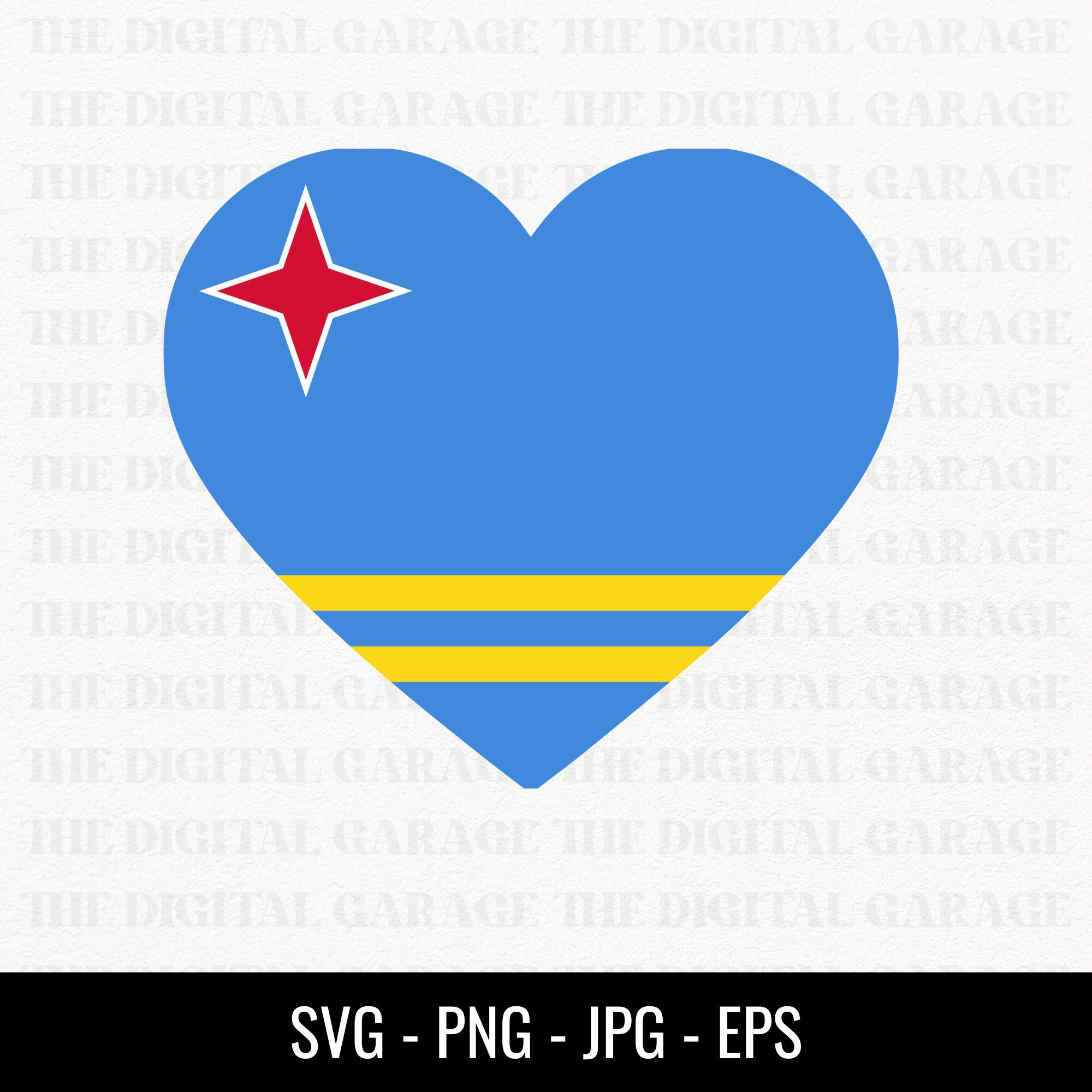 Aruba Flag SVG PNG, Love Aruba, Aruba Svg, Aruba Clipart, Aruba Png ...