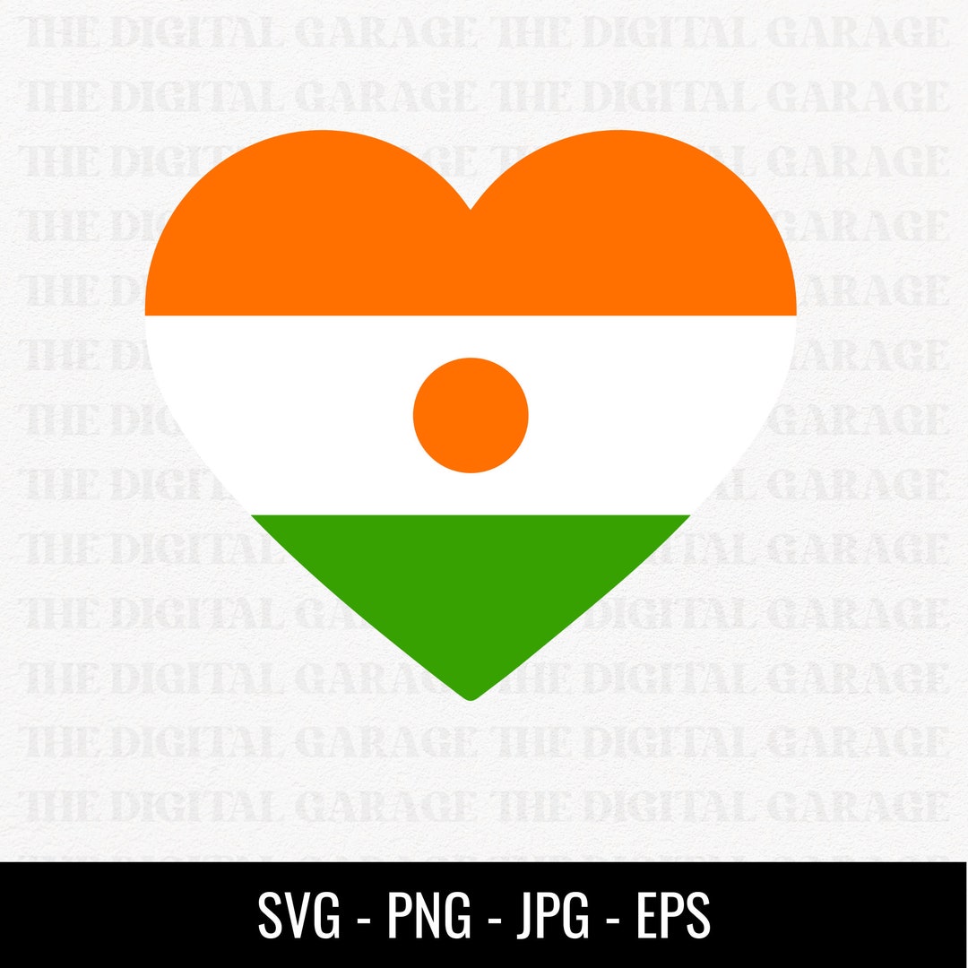 Niger Flag SVG PNG, Love Niger, Niger Svg, Niger Clipart, Niger Png ...