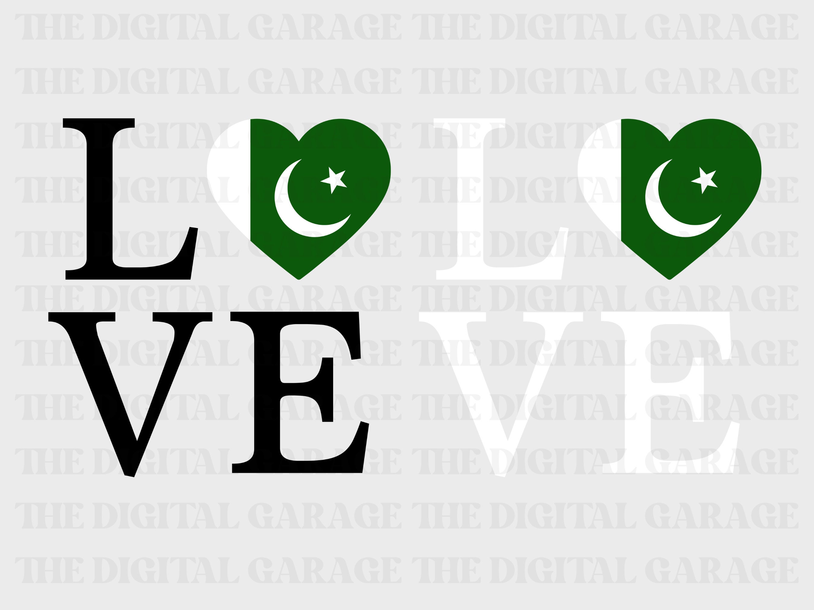 Pakistan Flag SVG PNG, Love Pakistan, Pakistan Svg, Pakistan Clipart ...