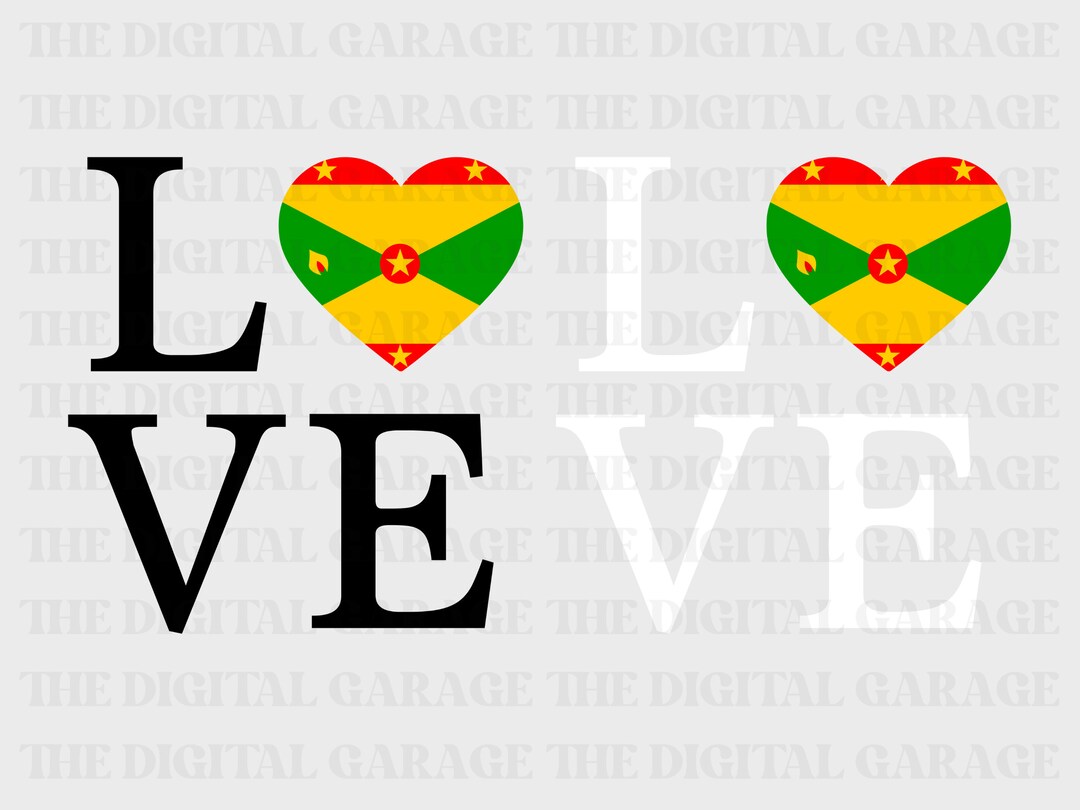 Grenada Flag SVG PNG, Love Grenada, Grenada Svg, Grenada Clipart ...