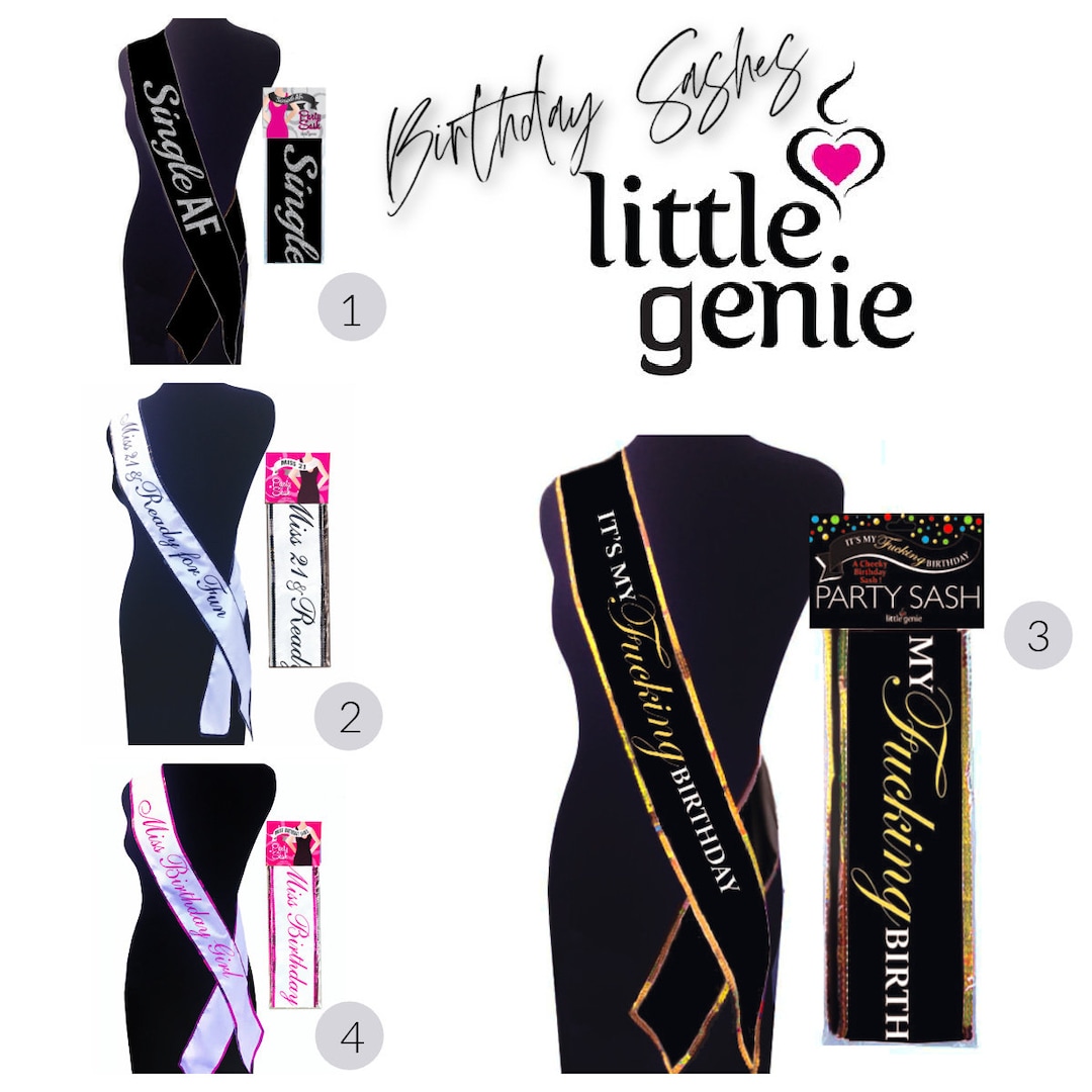 Birthday Sashes - Etsy