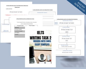 Problem and Solution Essay Template for IELTS Exam Writing Task 2 ...