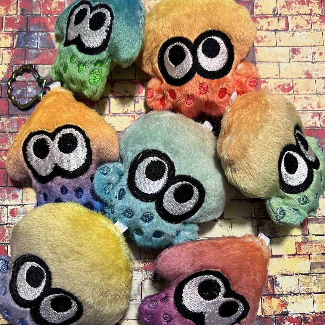 Inkling/octoling Plush Keychain - Customizable - Etsy