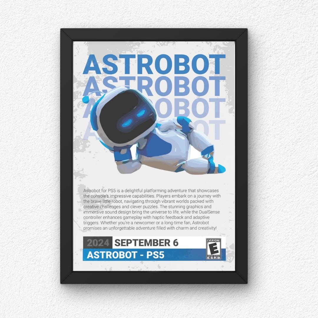 Astrobot Digital Printable Poster Instant Download - Etsy