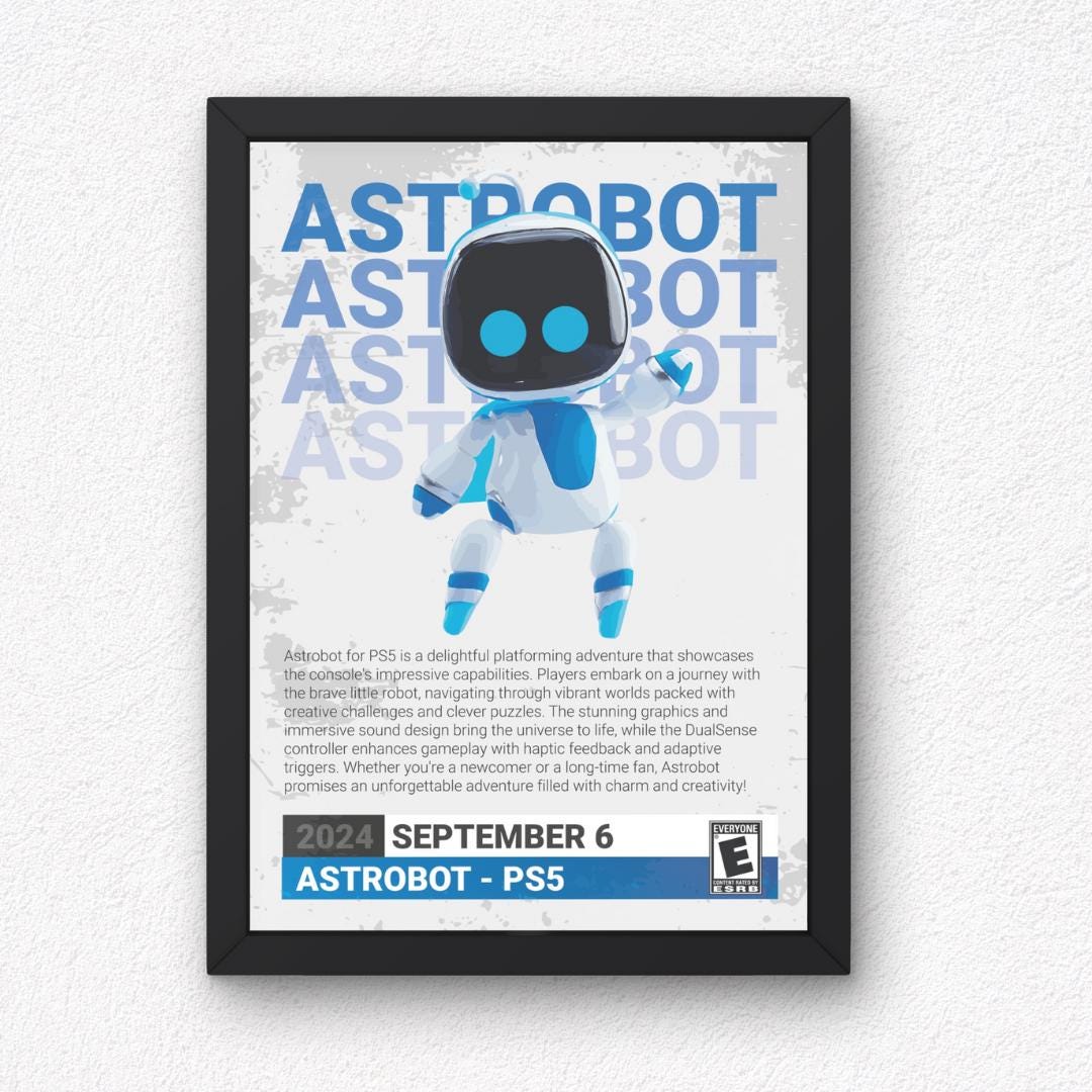 Astrobot Digital Printable Poster Instant Download - Etsy