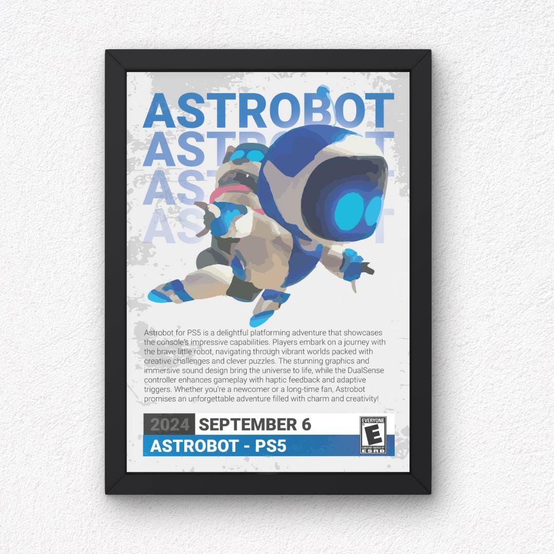 Astrobot Digital Printable Poster Instant Download - Etsy