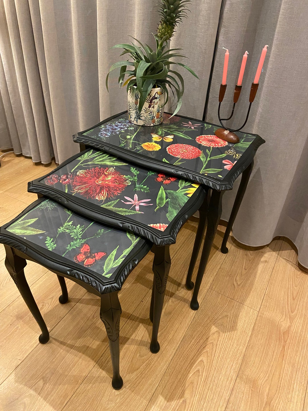 Unique Nest of Tables - Etsy UK