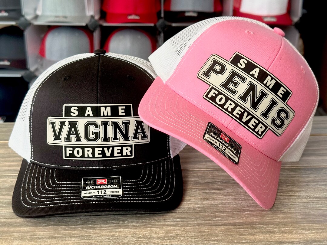 Same Penis / Vagina Forever His & Hers Hat set of 2 - Etsy