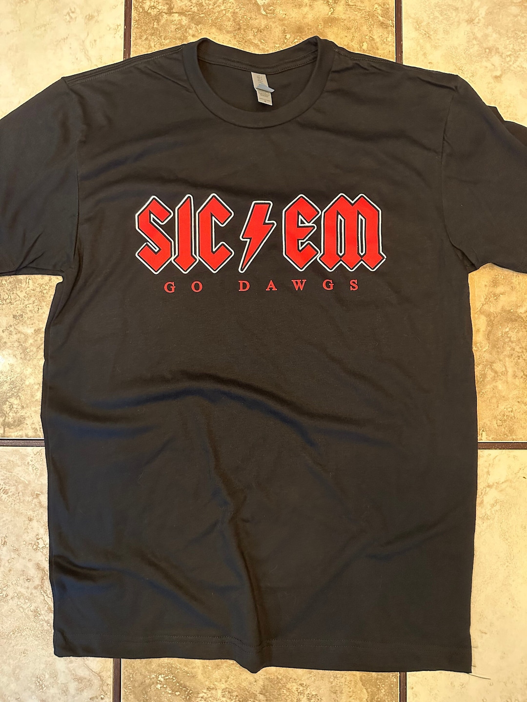 Sic Em Go Dawgs Georgia Tee - Etsy