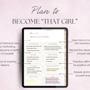 That Girl Checklist Skincare Routine Remarkable 2 Planner Mood Board ...
