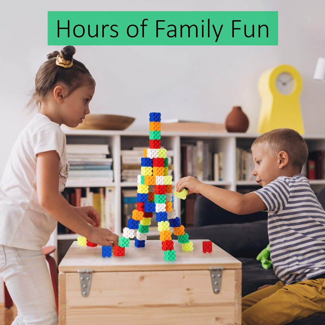 Toddlers Building Set, Construction Toys, 96 Pcs Multipiece STEM ...
