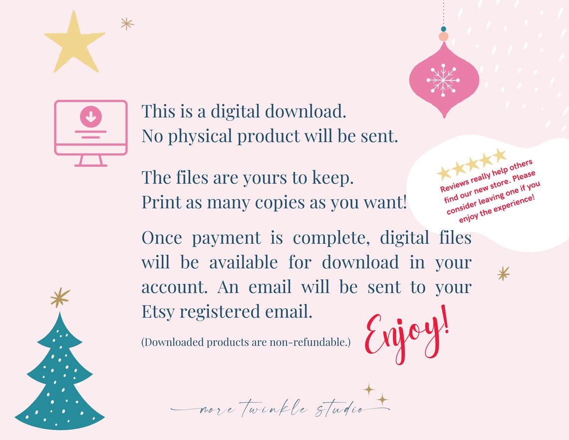 Christmas Movie Checklist, Instant Download, Christmas Movie Printable ...