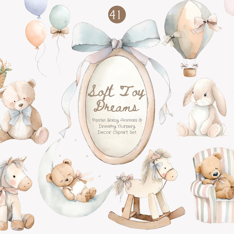 Dream Bear Clipart - Etsy UK