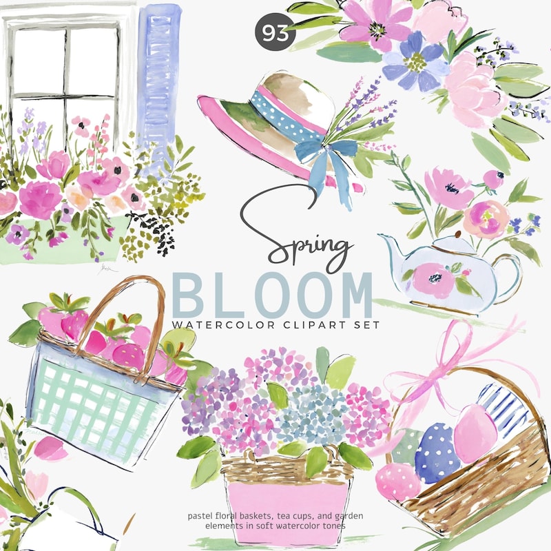 Blue Teapot Clipart - Etsy