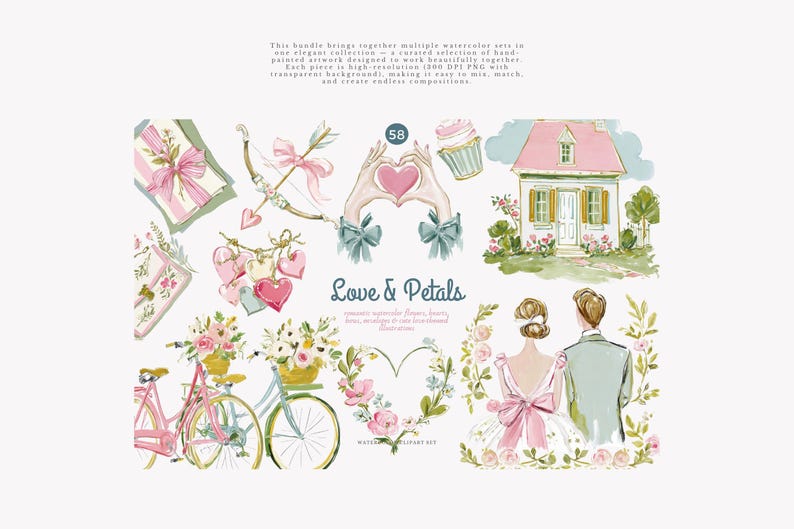 Rococo Bundle, Coquette Bundle, French Florals, Vintage Decor, Pastel ...