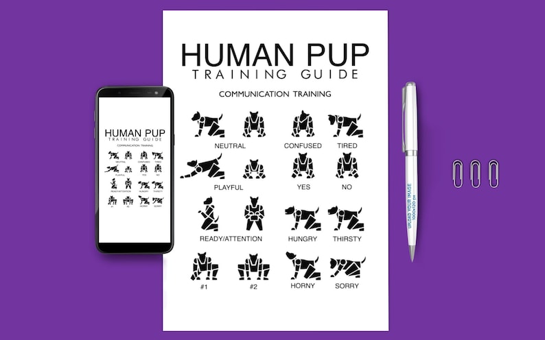 HUMAN PUP Training Guide - Communication Training - Digital PDF Art ...