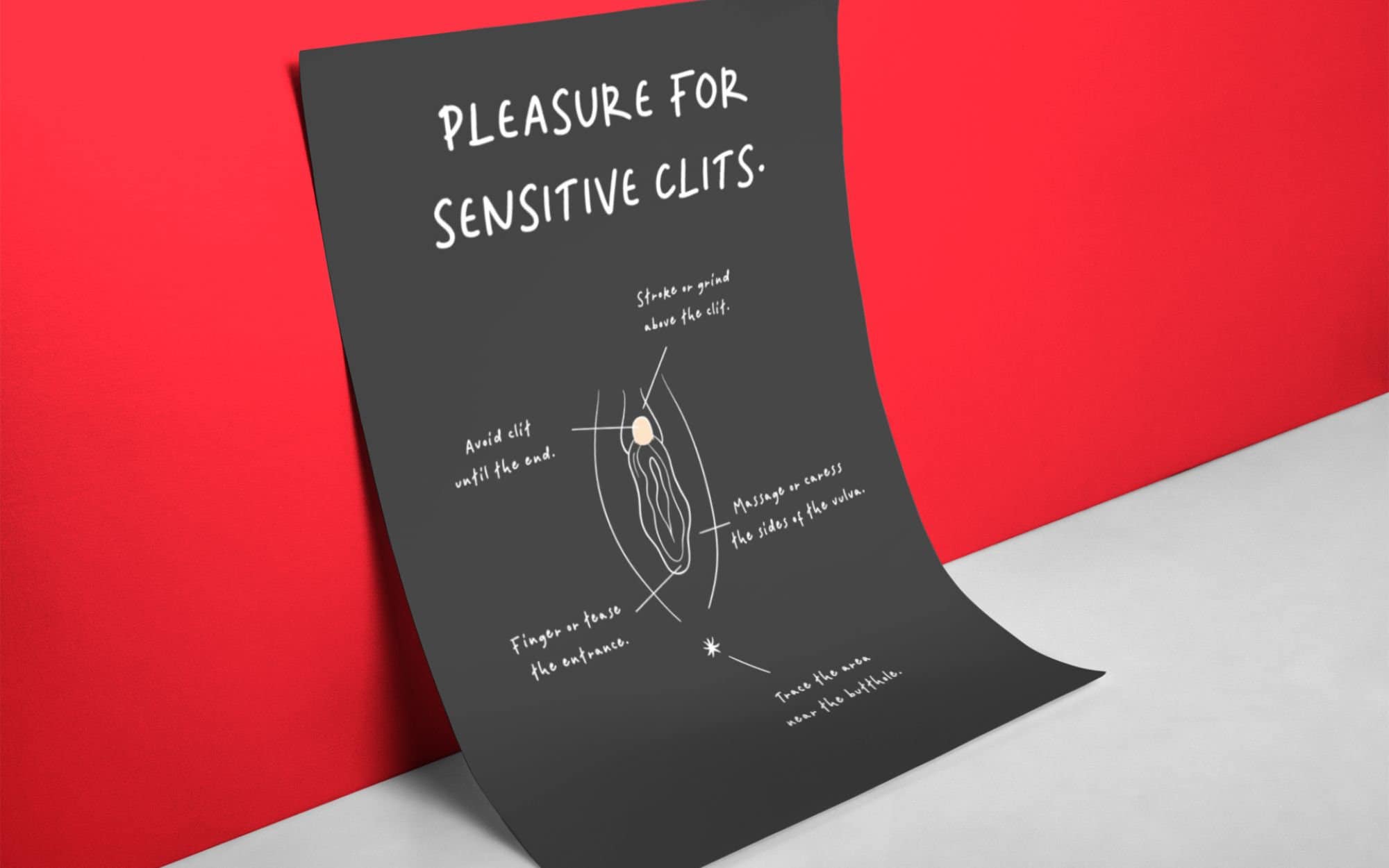 Pleasure for Sensitive Clits - Digital PDF & JPEG Art File, 1 Page ...