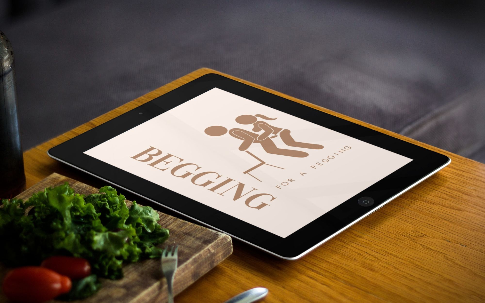 Begging for A Pegging - Digital PDF & JPEG Art File - Etsy