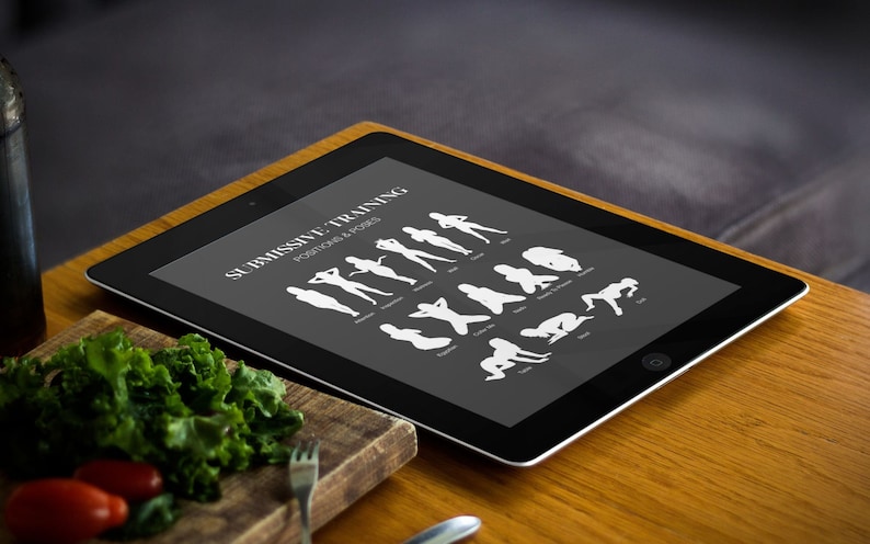 Submissive Training - Positions & Poses- Digital PDF Art File for ...