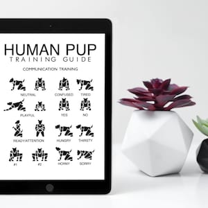 HUMAN PUP Training Guide - Communication Training - Digital PDF Art ...