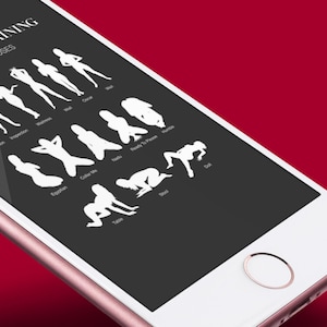 Submissive Training - Positions & Poses- Digital PDF Art File for Printing - 1 Page Wall Decor ...